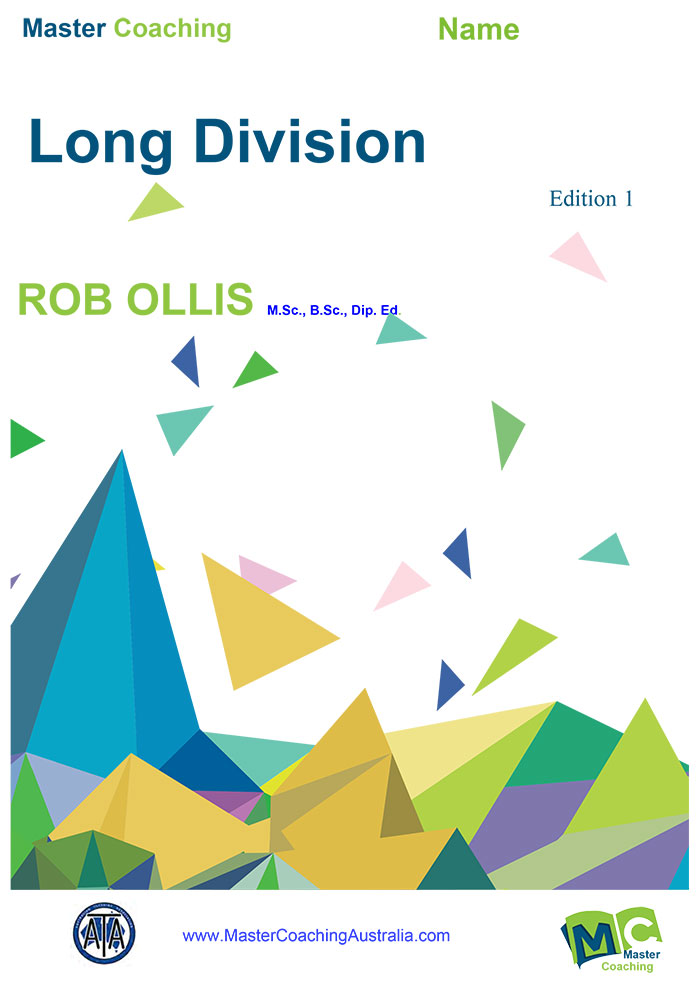 Long Division Combination Master Coaching Australia